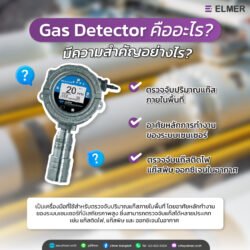 Gas Detector แบบติดตั้ง เหมาะสมกับการใช้งานแบบไหน - Elmer